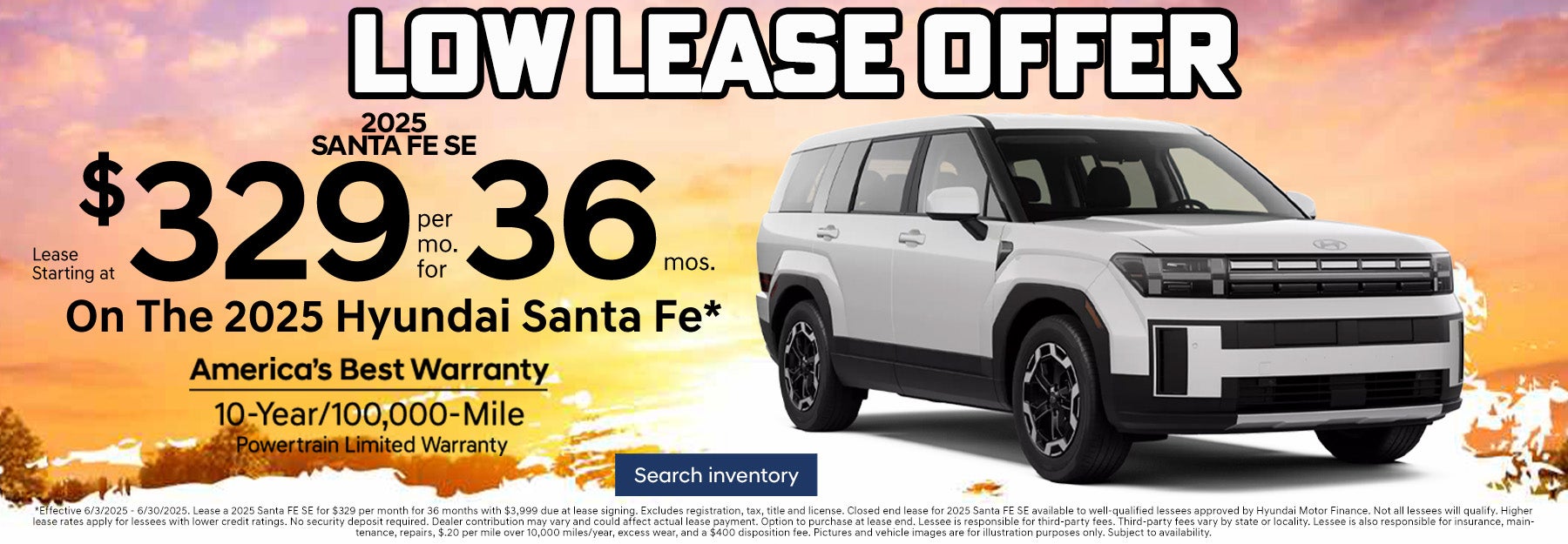 Hyundai Santa Fe 2025 Leasing